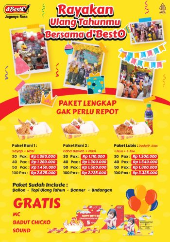 Paket Ulang Tahun - DBesto